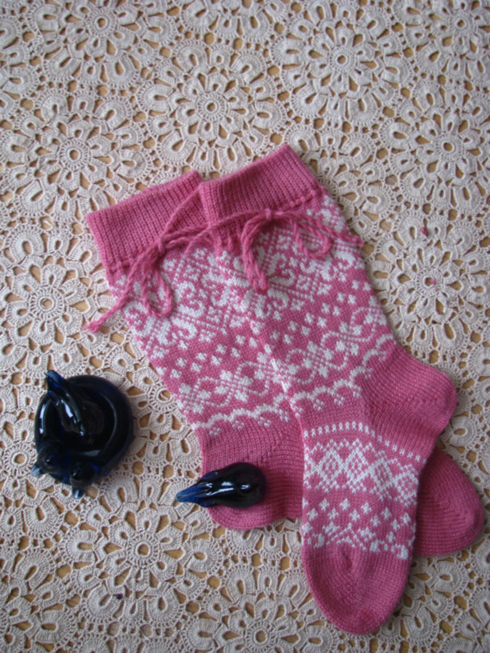 Red Knit Socks Wool Socks Knitted Socks Norwegian Socks - Etsy