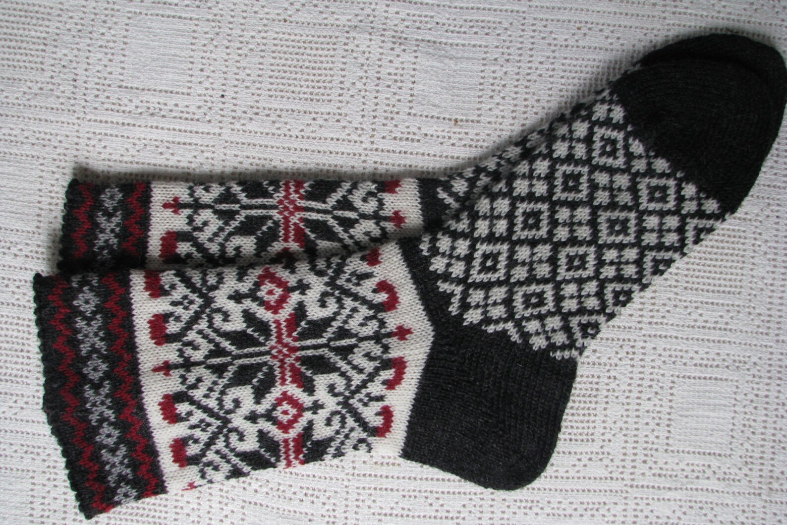 Wool Socks Handmade Socks Norwegian Socks for Men. Warm Socks | Etsy