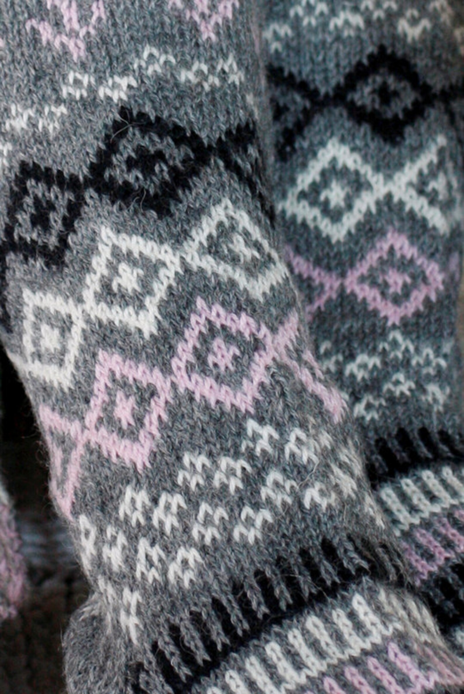 Knit Socks Wool Socks Knitted Socks Scandinavian Pattern - Etsy