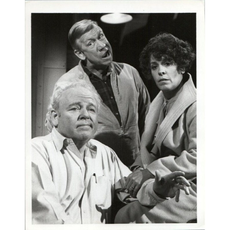 Carroll O'connor Archie Bunker Stars in All in the Family 9 X 7 Press ...