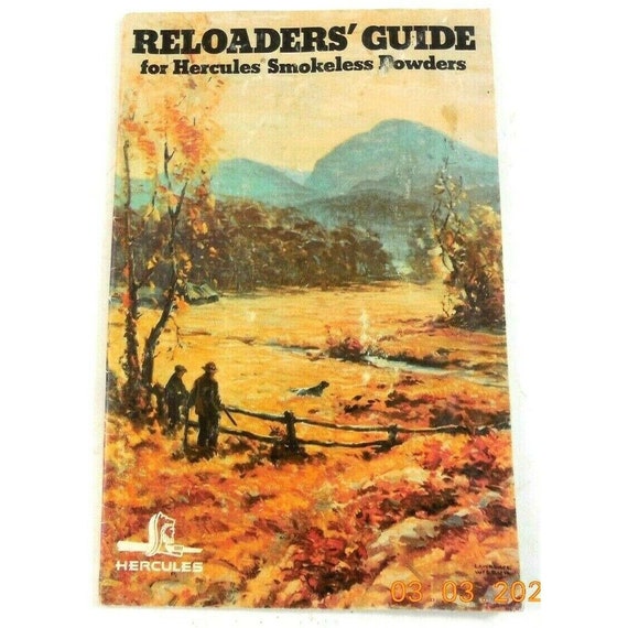 1978 Reloaders Guide for Hercules Smokeless Powders Soft Bound - Etsy