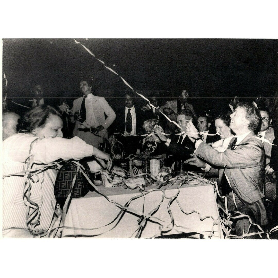 Jimmy Carter President Parties in Rio March 1978 Photo Black and White ...
