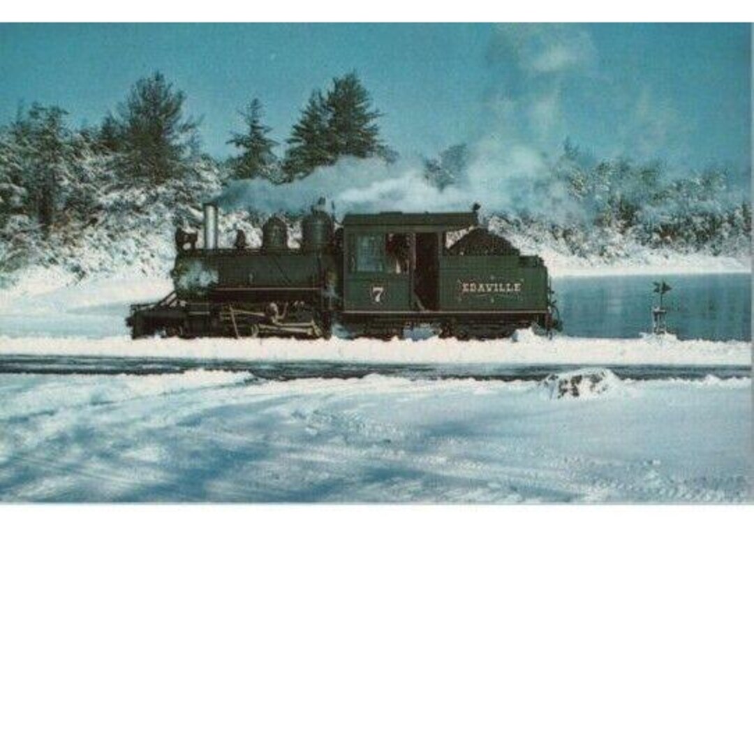 Edaville Railroad South Carver Massachusetts Engine No 7 Postcard - Etsy