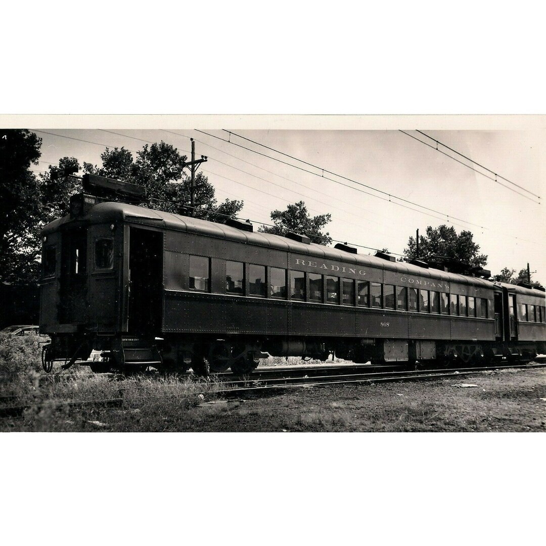 Reading Railroad Passenger Coach 868 Norristown Pennsylvania 8 X 10 Aug ...
