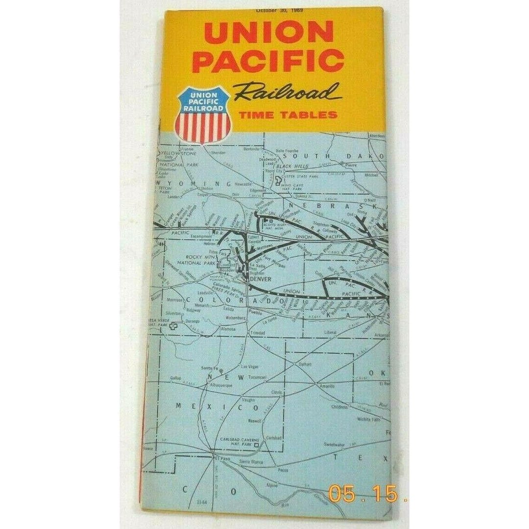 Union Pacific Timetable Railroad 28 October 1962 - Etsy