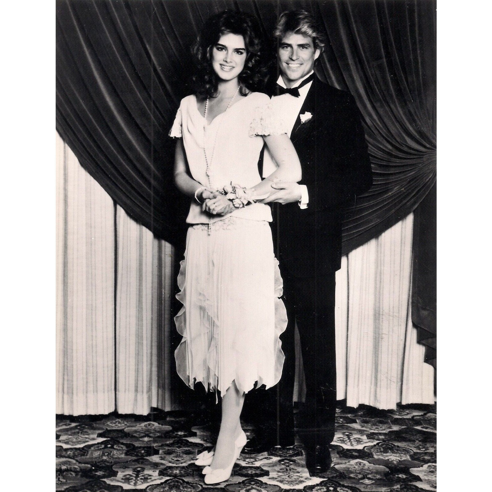 Brooke Shields Ted Mcginley Publicity Photo 8 X 10 Black and White ...
