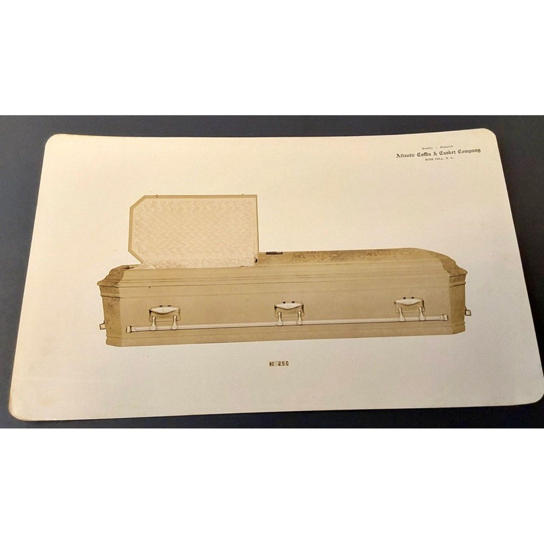 Atlantic Coffin & Casket Company Casket Photo Sales Brochure Number Color - Etsy