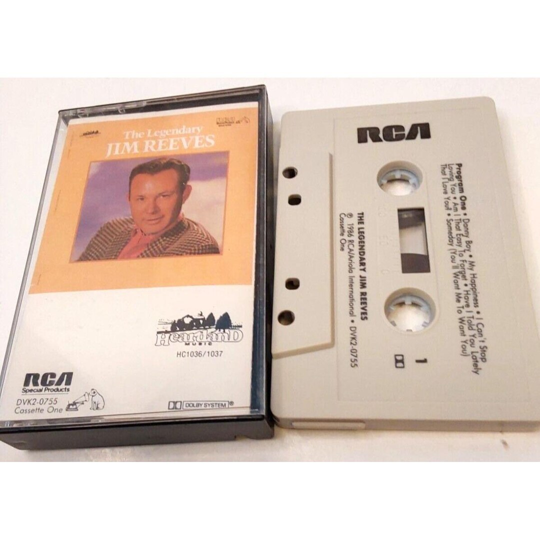 The Legendary Jim Reeves Cassette One 1986 RCA Records - Etsy