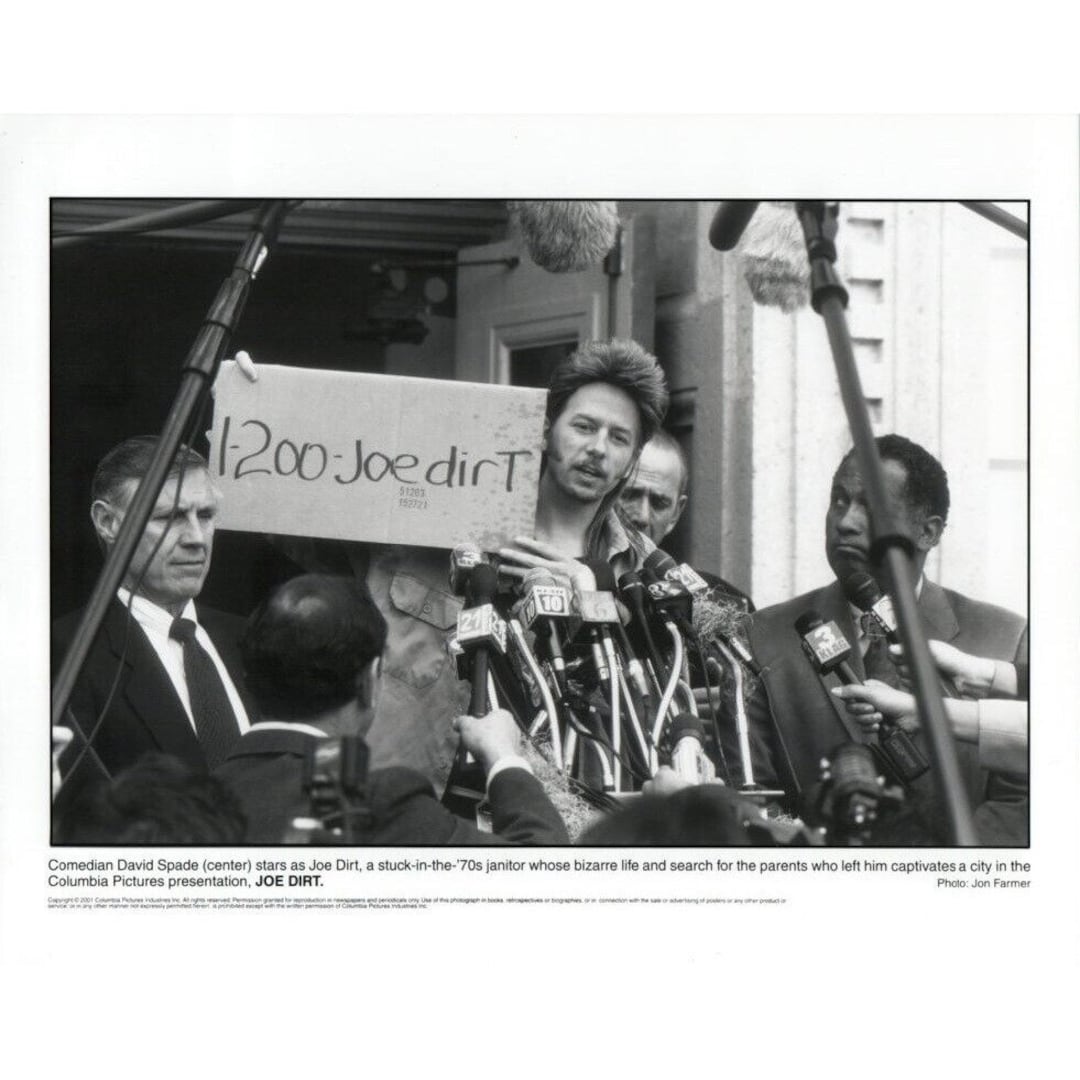 Joe Dirt David Spade A Stuck in the 70s Janitor Columbia Pictures 8 X ...