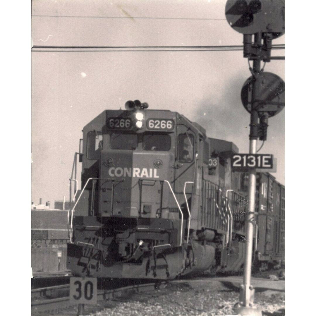 Conrail Locomotive 6266 Photo 8 X 10 Glossy Taken Moraine Ohio 21 Feb ...