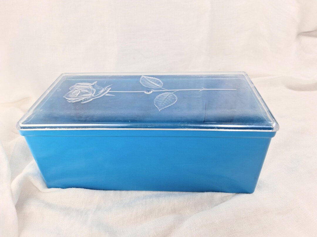 Vintage Tissue Box: Rose Embossed 1970's - Etsy