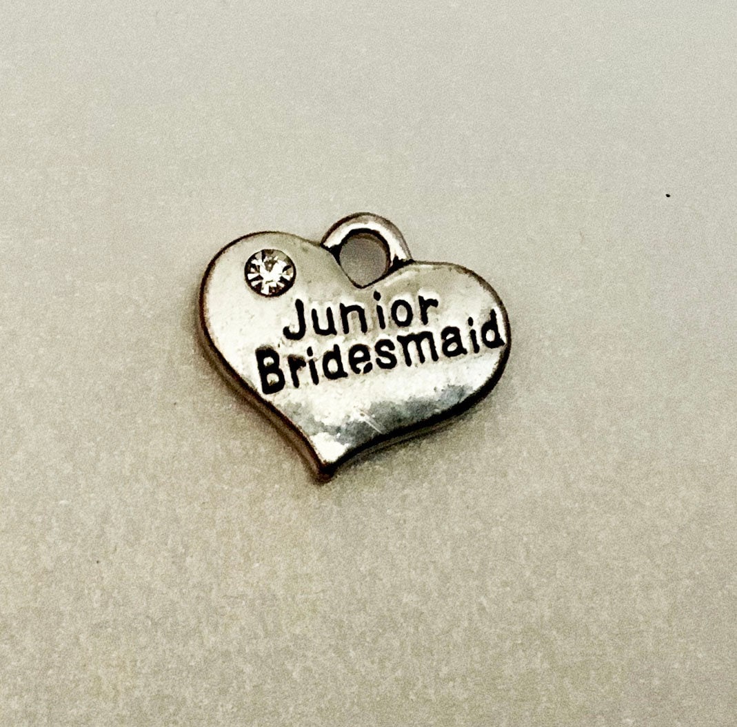 Wedding Charms for Bride and Groom, Champagne Glass Charm, Bridal Party ...