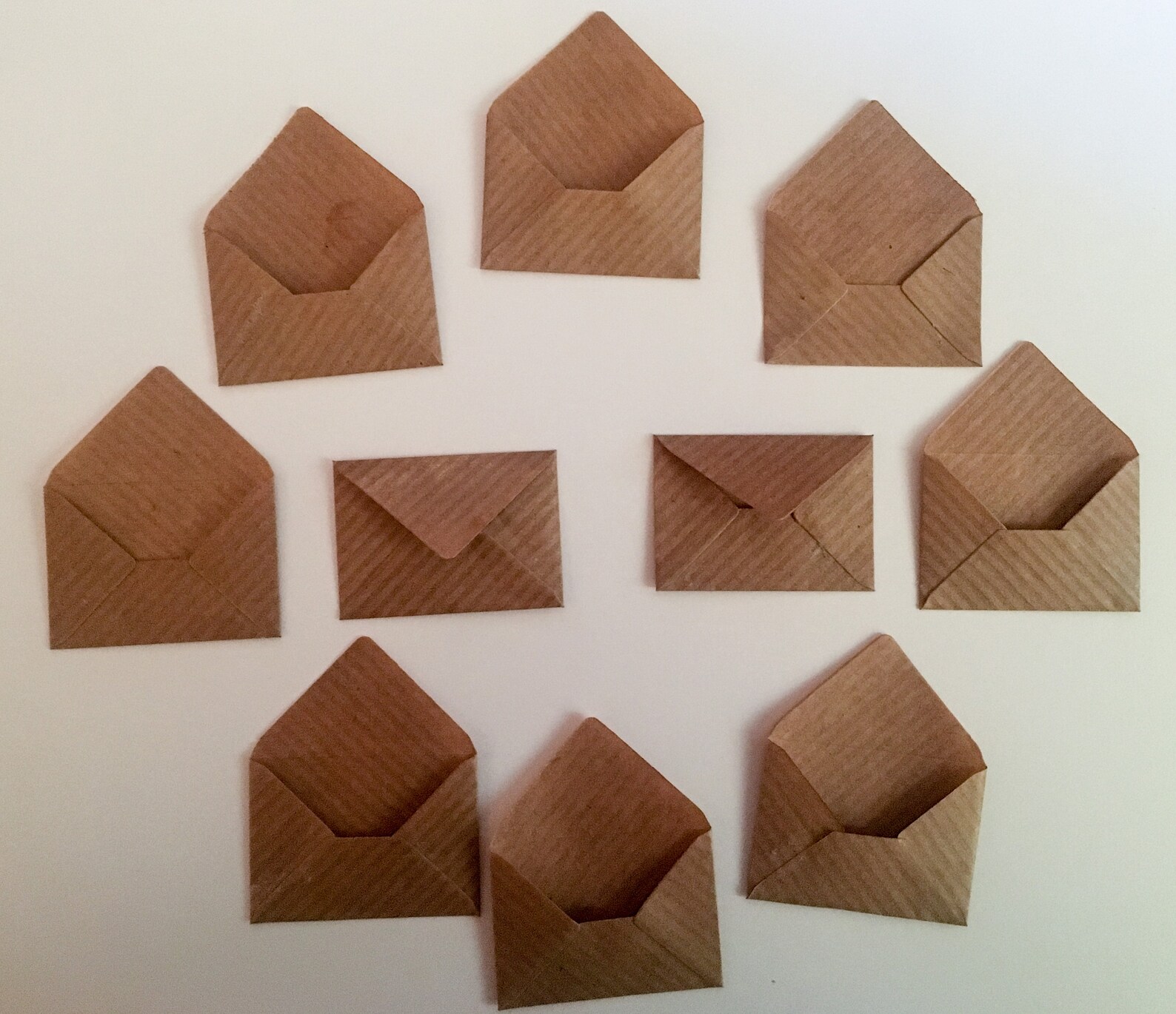 Miniature Envelopes, Brown Paper, Teeny Tiny Envelopes, Mini Envelopes ...