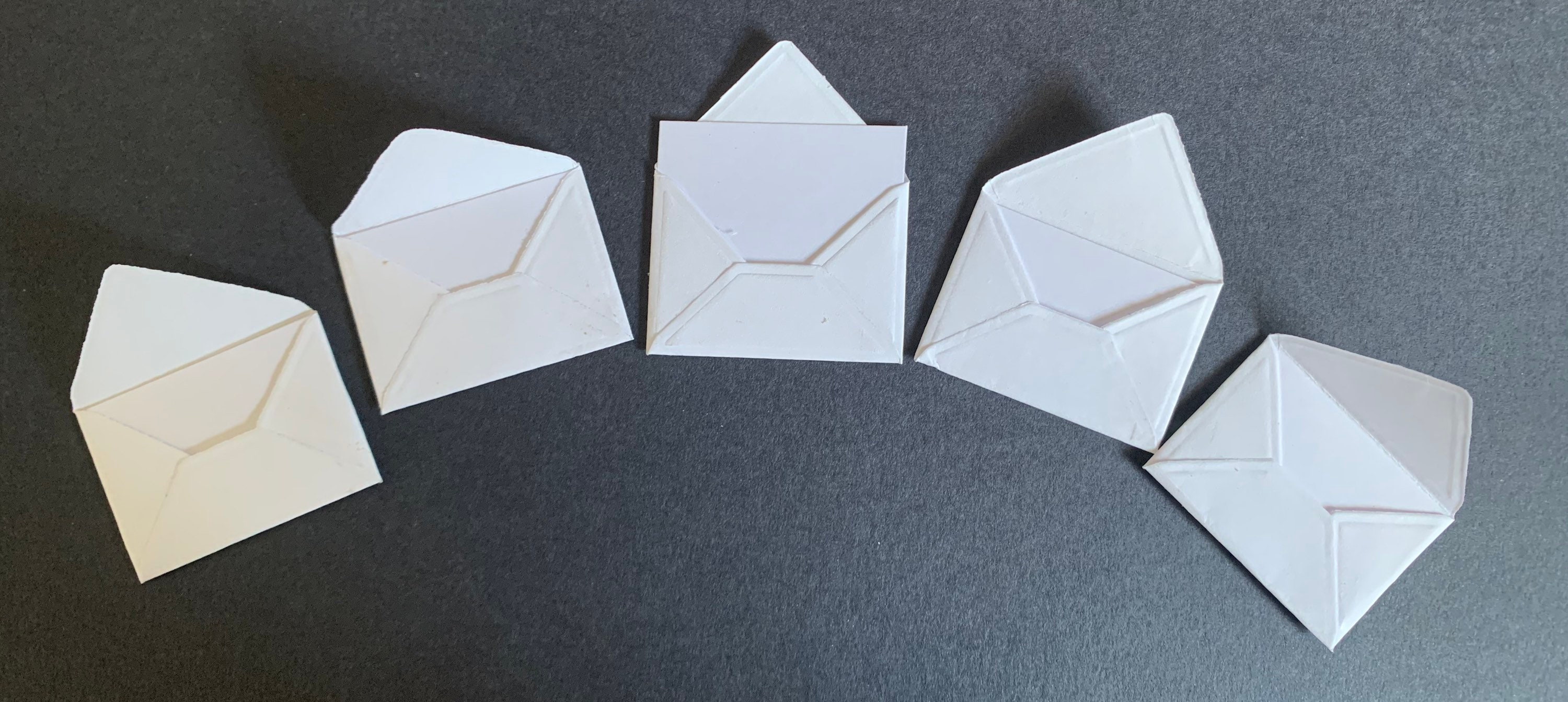 Miniature Envelopes White Paper Small Inserts Teeny Tiny | Etsy