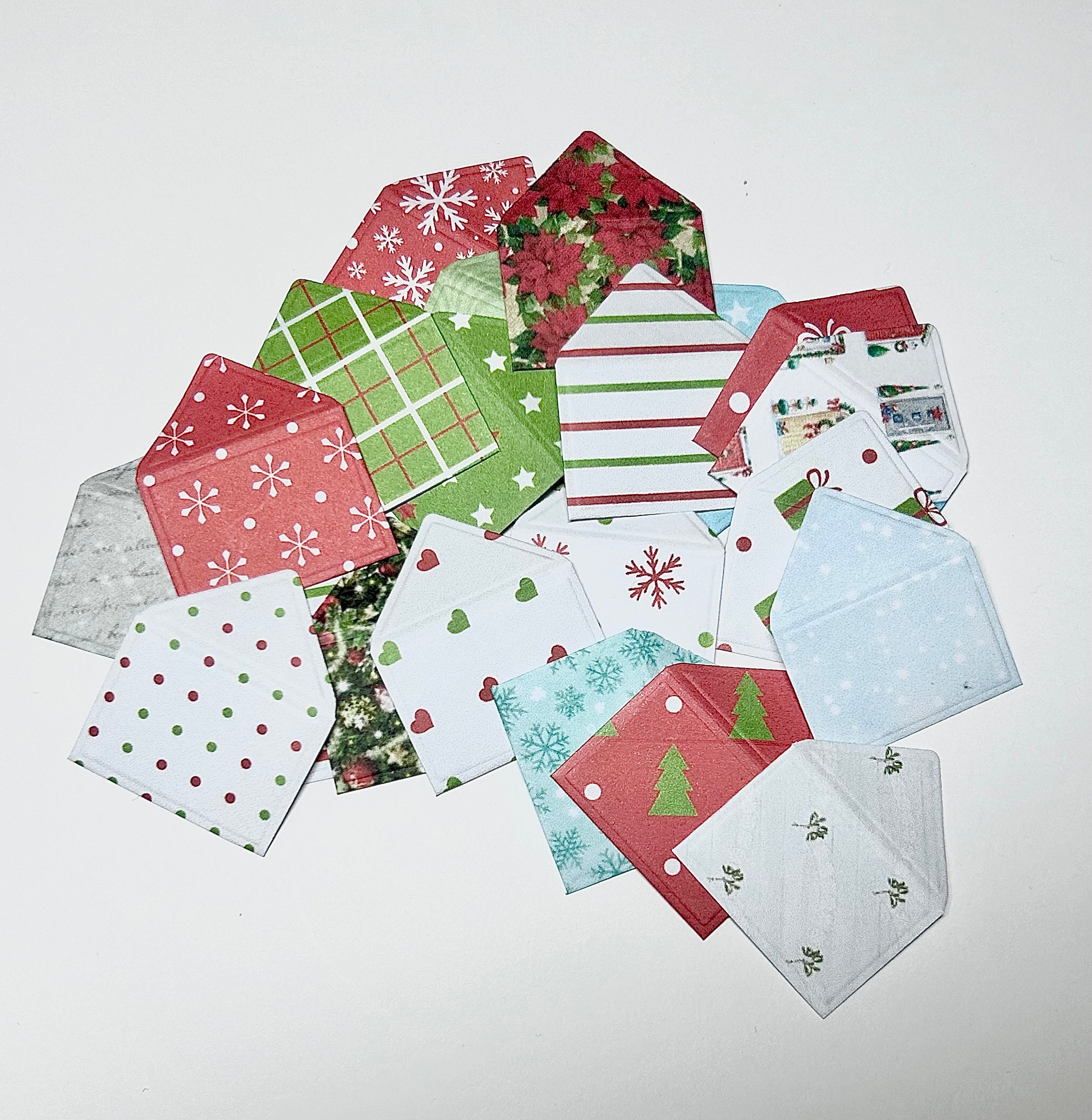 24 Miniature Envelopes Christmas Teeny Tiny Envelopes Mini - Etsy UK