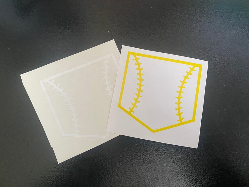 Softball/baseball Decal - Etsy