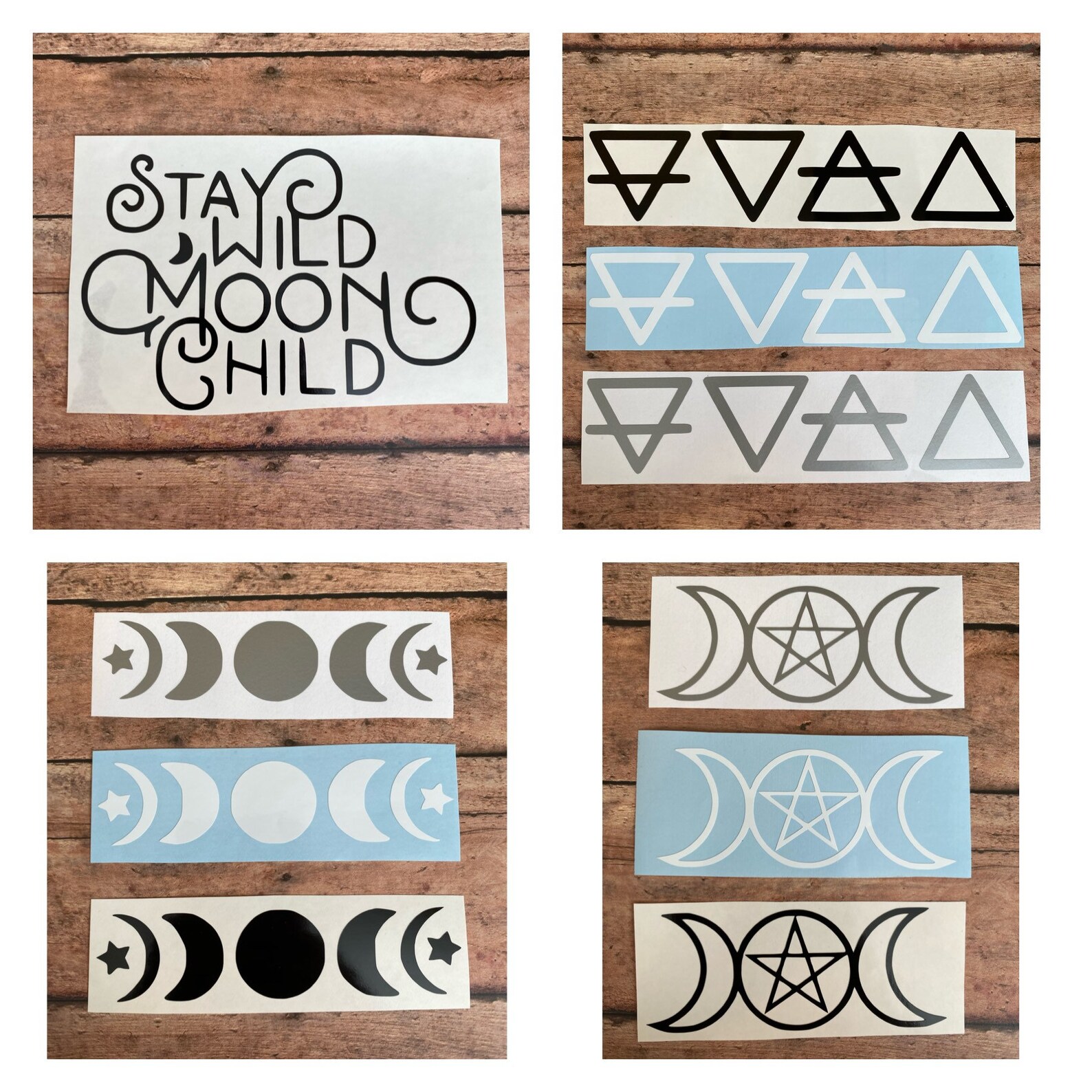 Wiccan Pagan Witch Vinyl Decals - Etsy