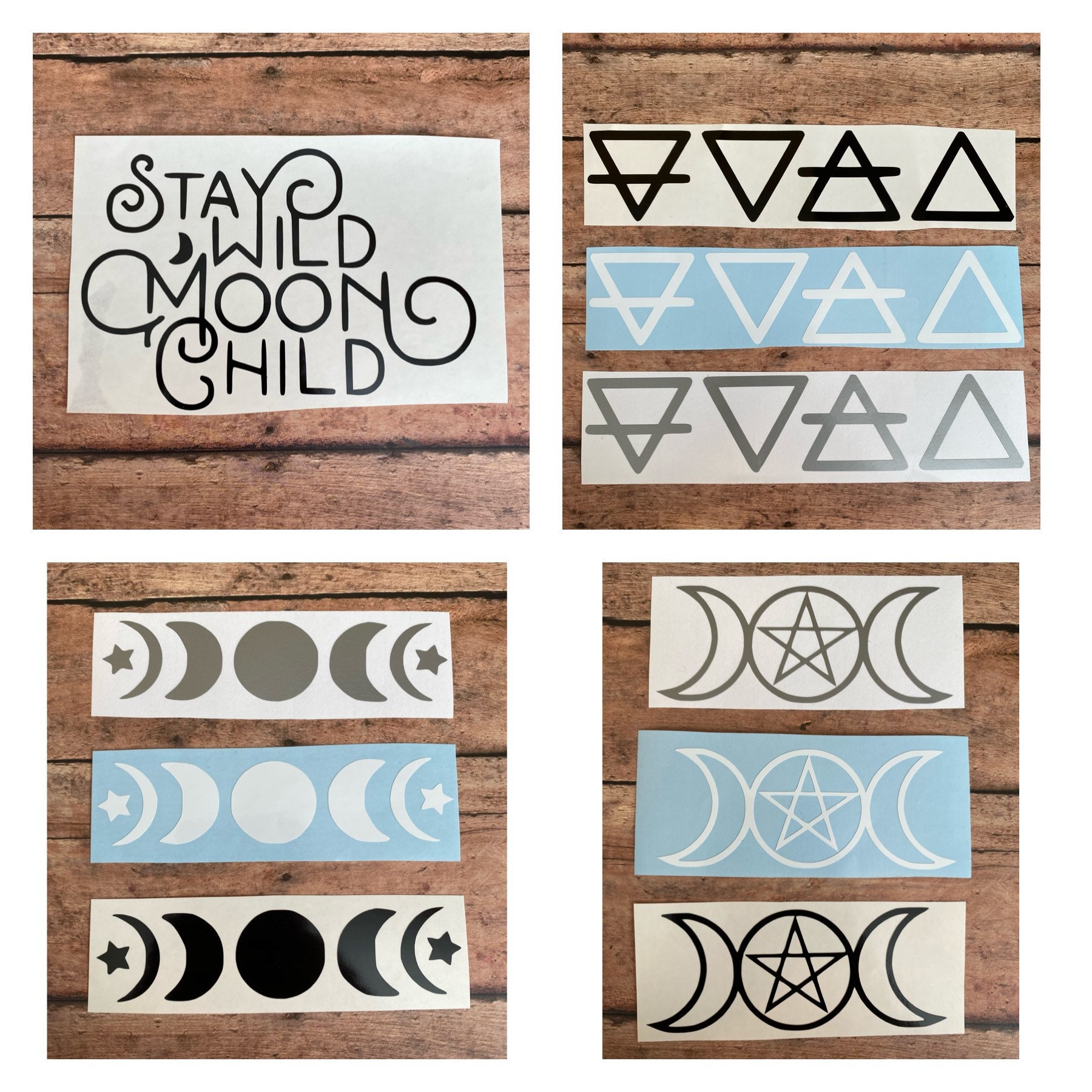 Wiccan Pagan Witch Vinyl Decals - Etsy