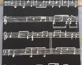 TRUMPET and Music NOTES GRADUATION Gift Black Silhouette Paper Cut for ...