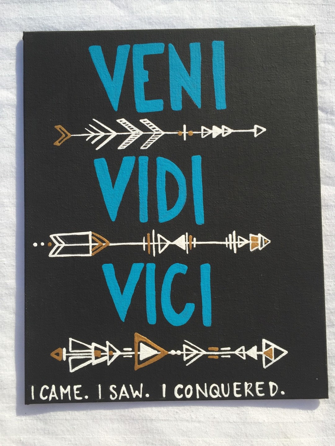 Veni Vidi Vici Painting - Etsy