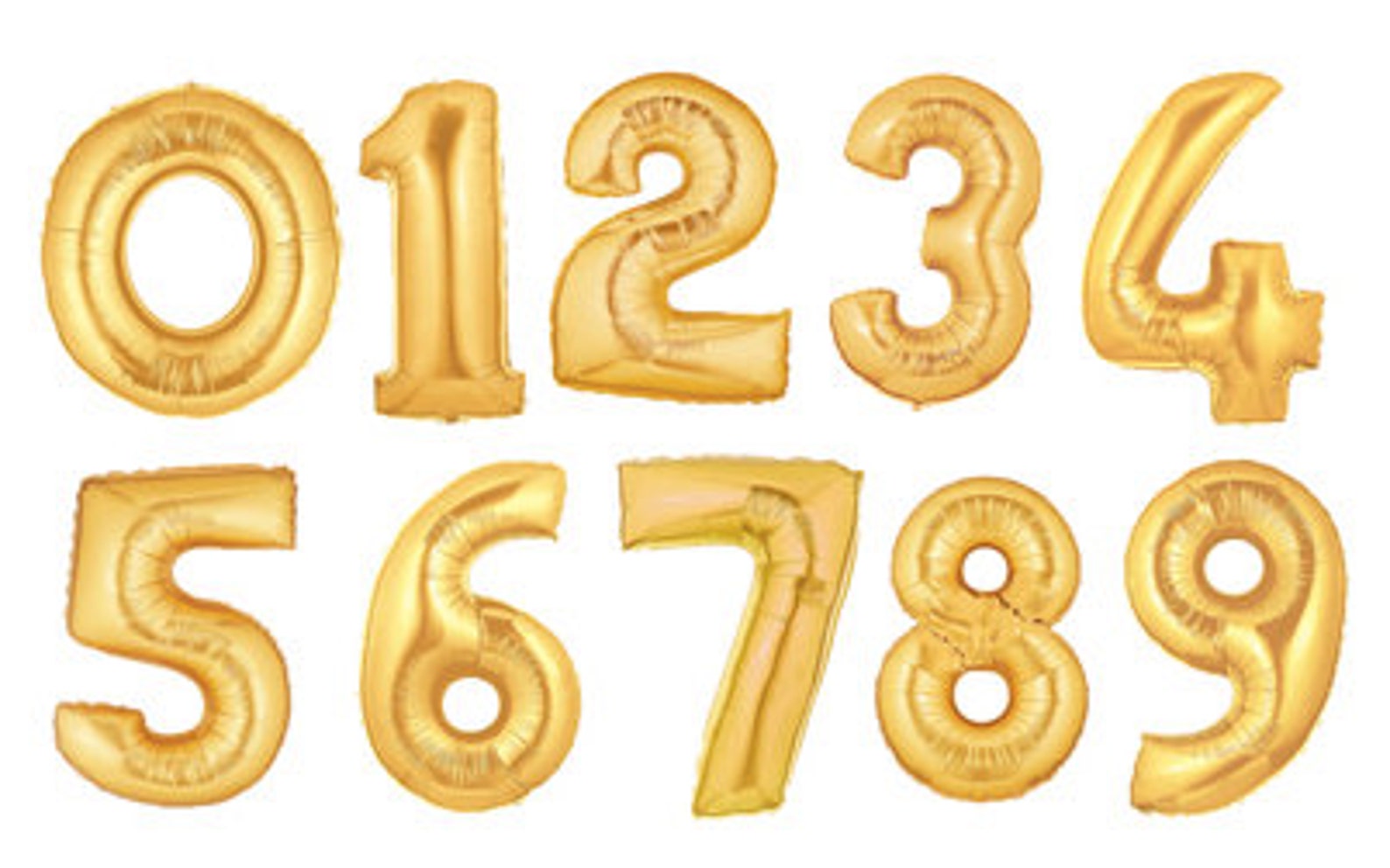 40 Inch Gold Number Mylar Balloon // Giant Gold Foil Balloon - Etsy
