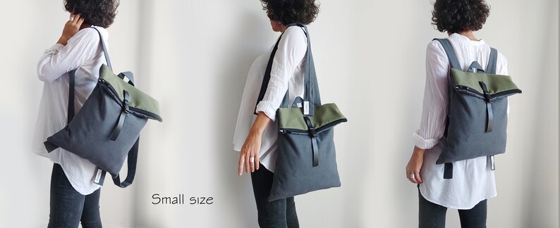 Convertible Backpack Yellow Laptop Bag Waterproof Canvas - Etsy