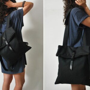 Convertible Backpack Yellow Laptop Bag Waterproof Canvas - Etsy