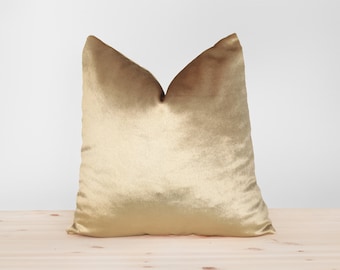 Metallic Gold Pillow - Etsy