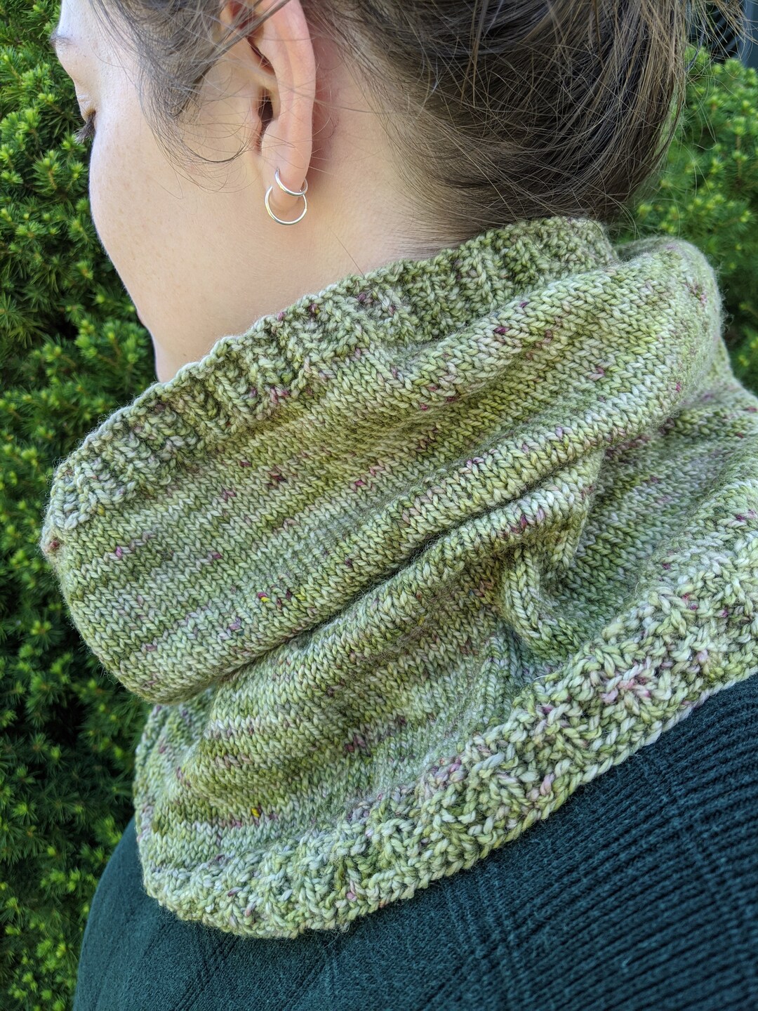 Hand-knit Adult Wool Cowl - Etsy