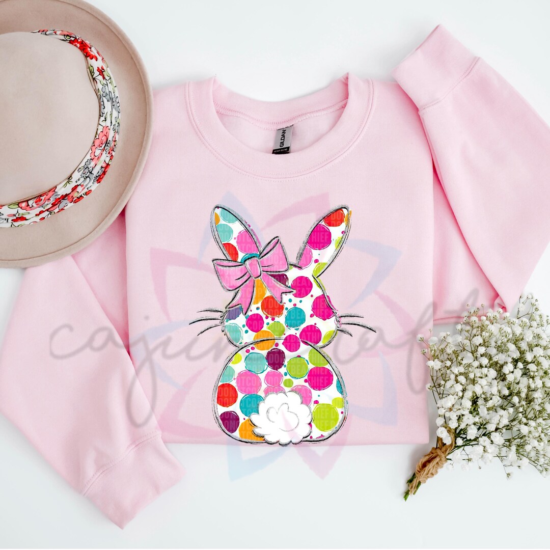 Dotted Easter Pastel Bunny Rabbit - Unisex - Easter - Etsy