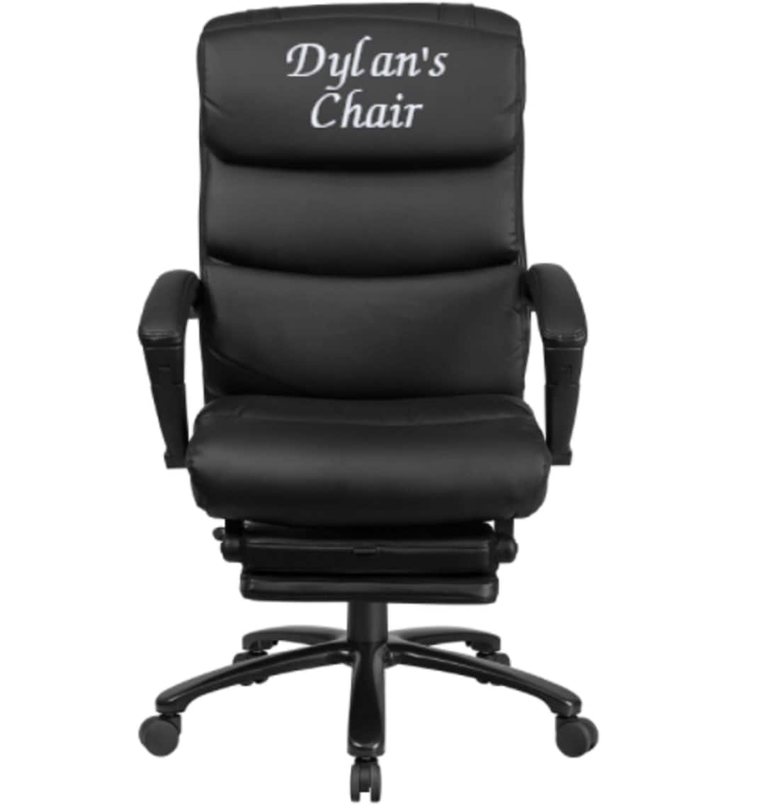 Custom Designed Reclining Executive Office Chair With Your Personalized ...