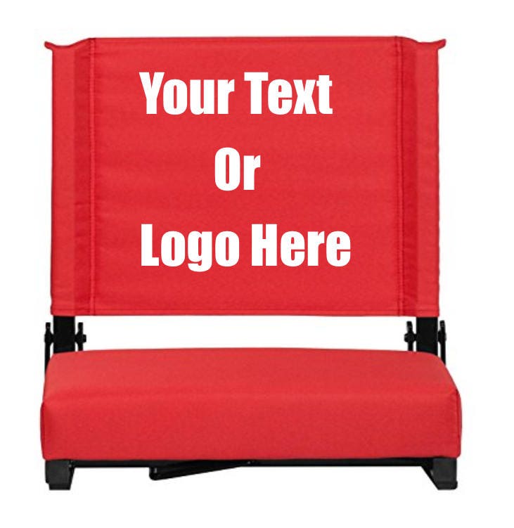 Custom Personalized Durable Stadium Chair With 3 Thick - Etsy