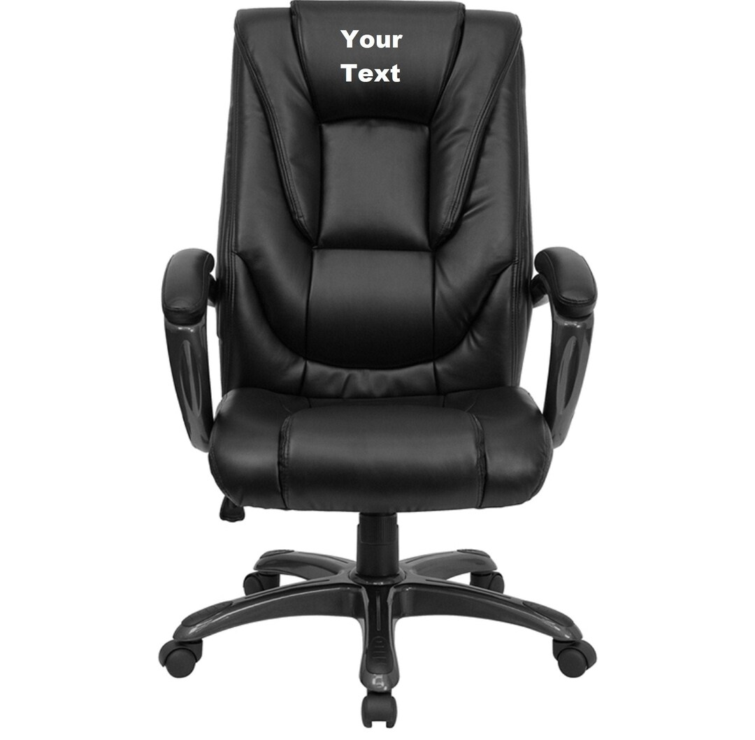 Custom Designed High Back Ergonomic Chair With Your Personalized Name ...