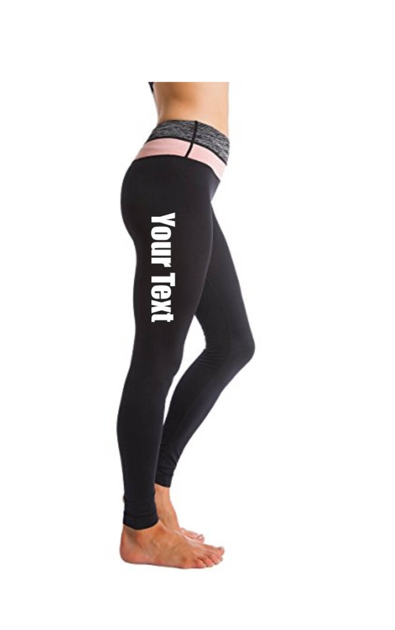 Custom Personalized Designed Ombre Yoga Pants Workout Leggings - Etsy