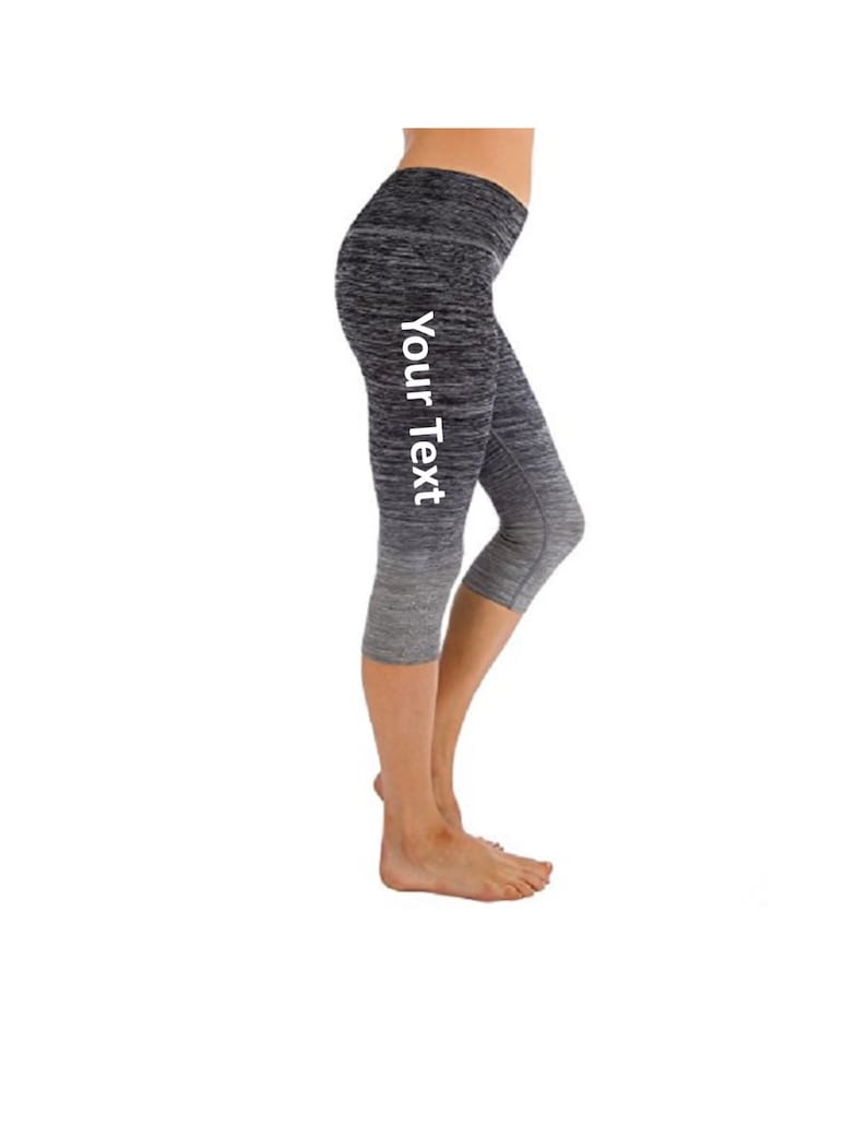 Custom Personalized Designed Ombre Yoga Pants Workout Leggings - Etsy