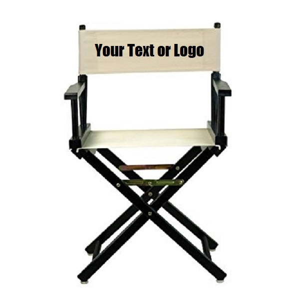 Custom Designed Folding Directors Chair With Your Personal or Business ...