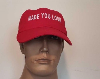 Made You Look Hat - Etsy