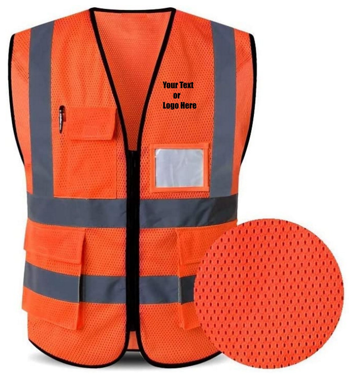 Custom Personalized Safety Vest Meets ANSI/ISEA Standards - Etsy