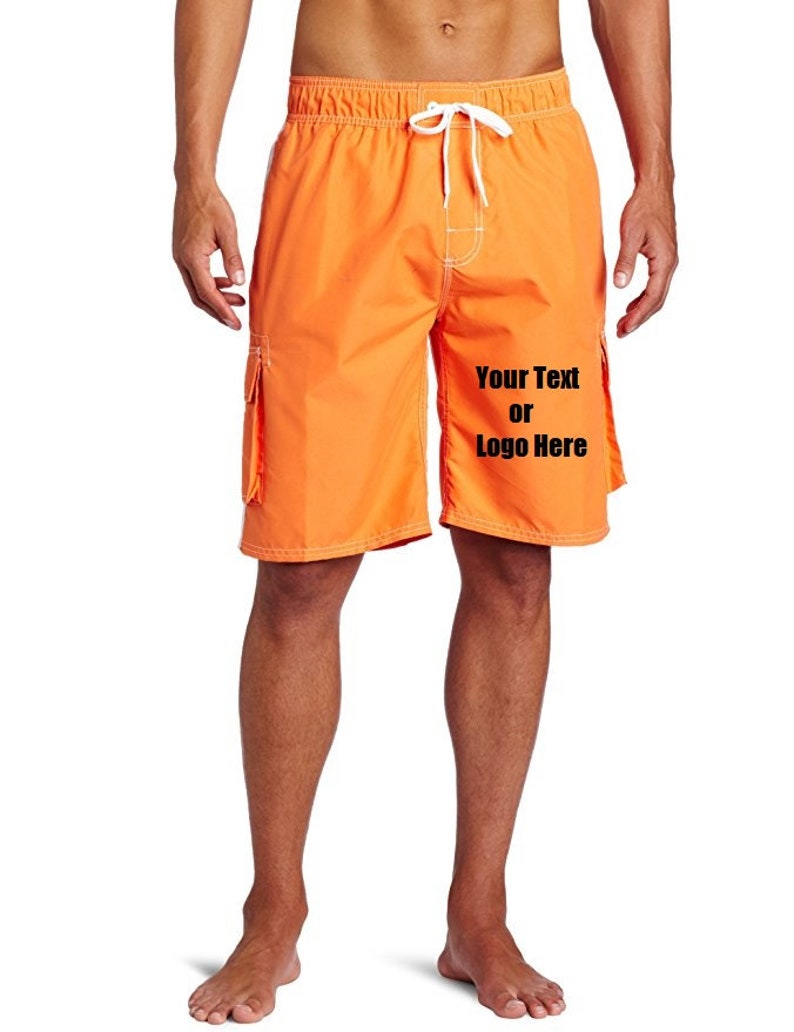 Custom Personalized Designed Swim Trunks - Etsy