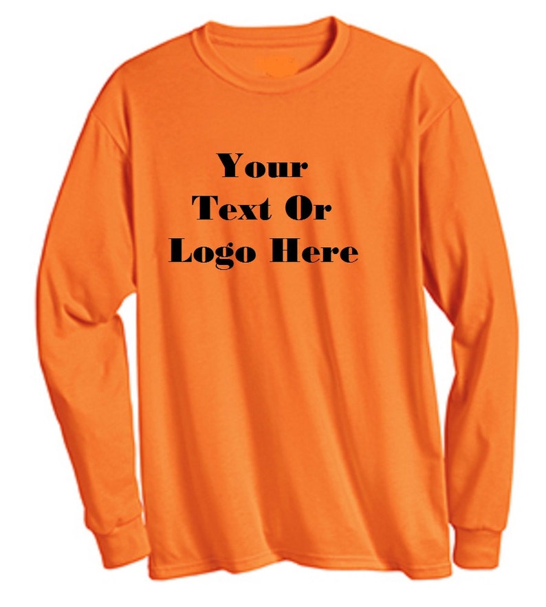 Custom Personalized Design Your Own Long-sleeve T-shirt - Etsy