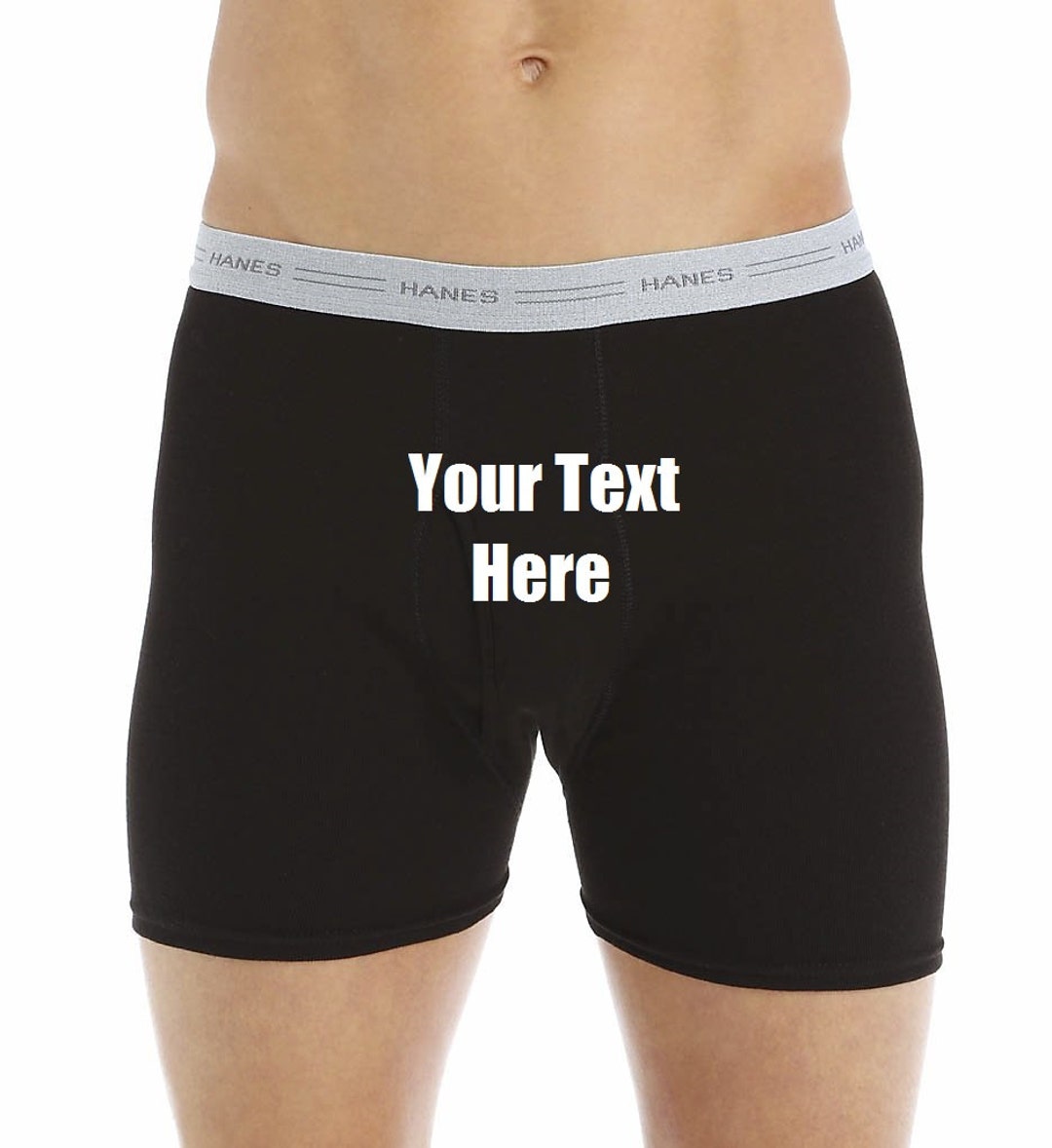 Custom Personalized Designed Boxers for Weddings, Bachelors or Special ...