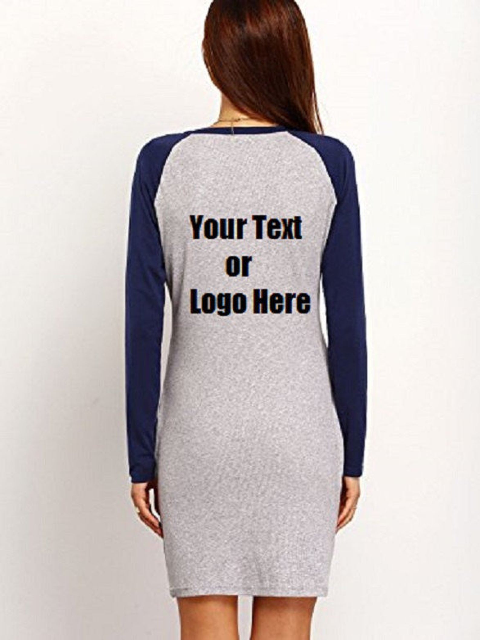 Custom Personalized Designed Women's Color Block Long - Etsy