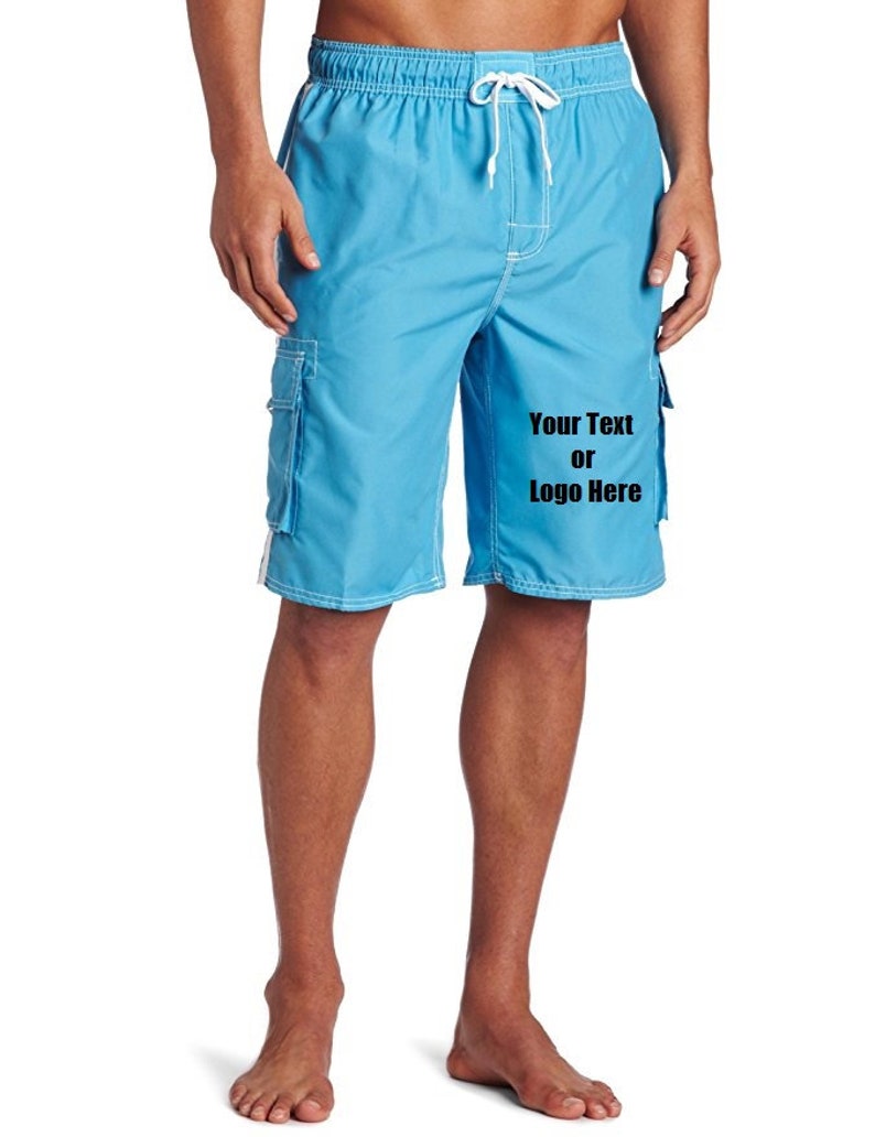 Custom Personalized Designed Swim Trunks - Etsy
