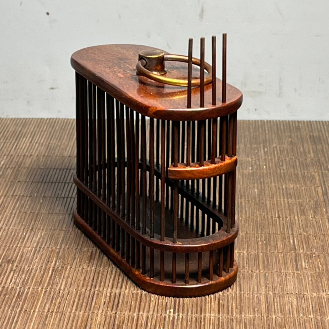 Collect Handmade Carved Natural Rosewood Cricket Cages,birdcage Pet ...