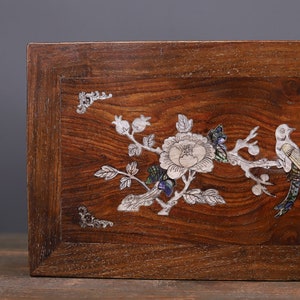 Chinese Antique Pure Hand-carved Exquisite Rosewood Flower and - Etsy