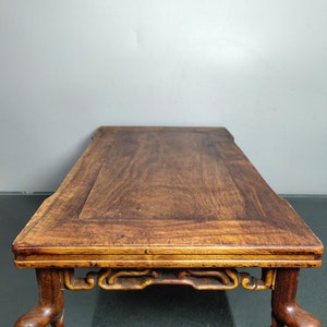 Chinese Antique Natural Rosewood Tea Table Statue is Ancient and ...