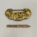 Chinese Antique Pure Hand-carved Copper Lock Yuanbao Copper - Etsy