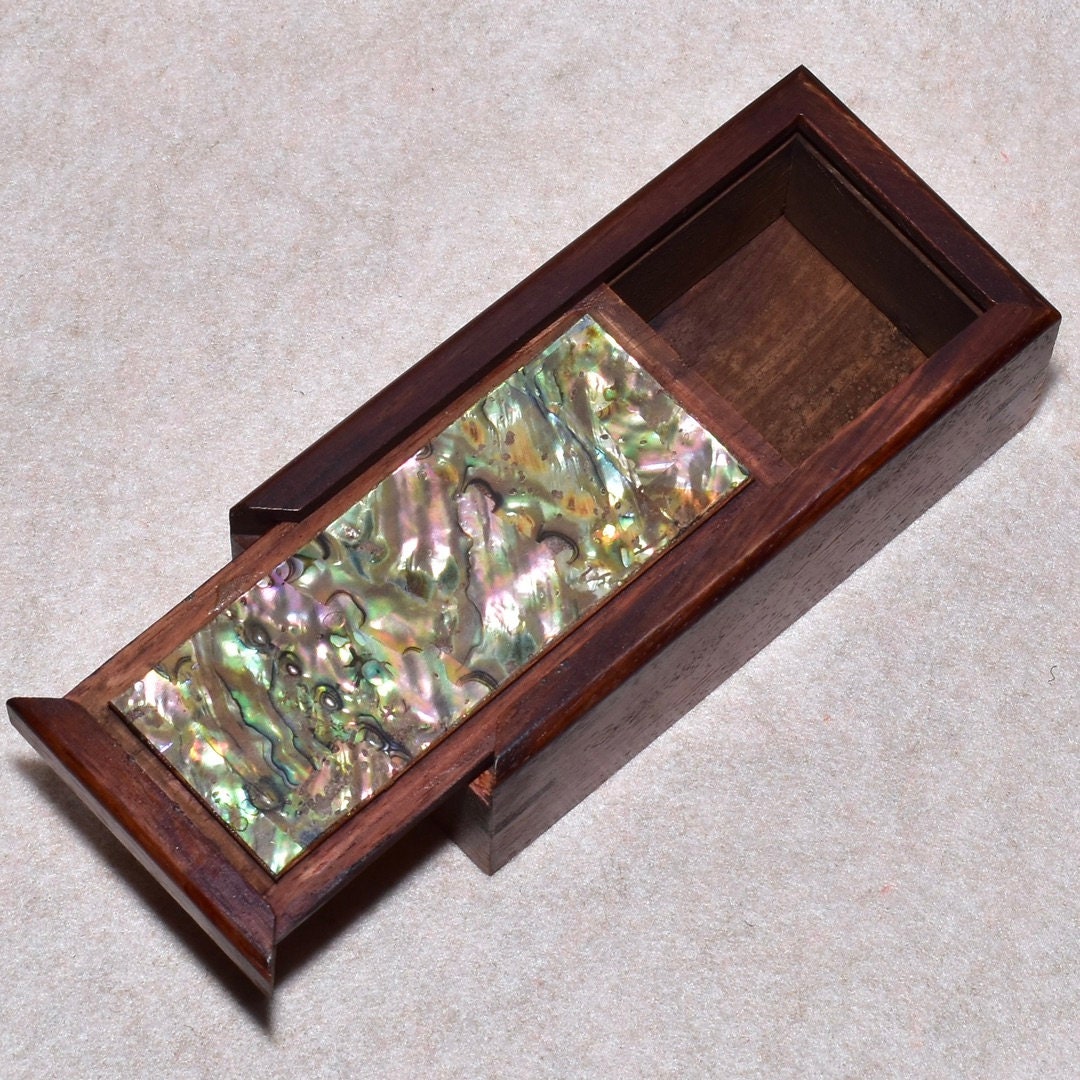Chinese Pure Hand-carved Rosewood Mechanism Jewelry Box,the Shape is ...