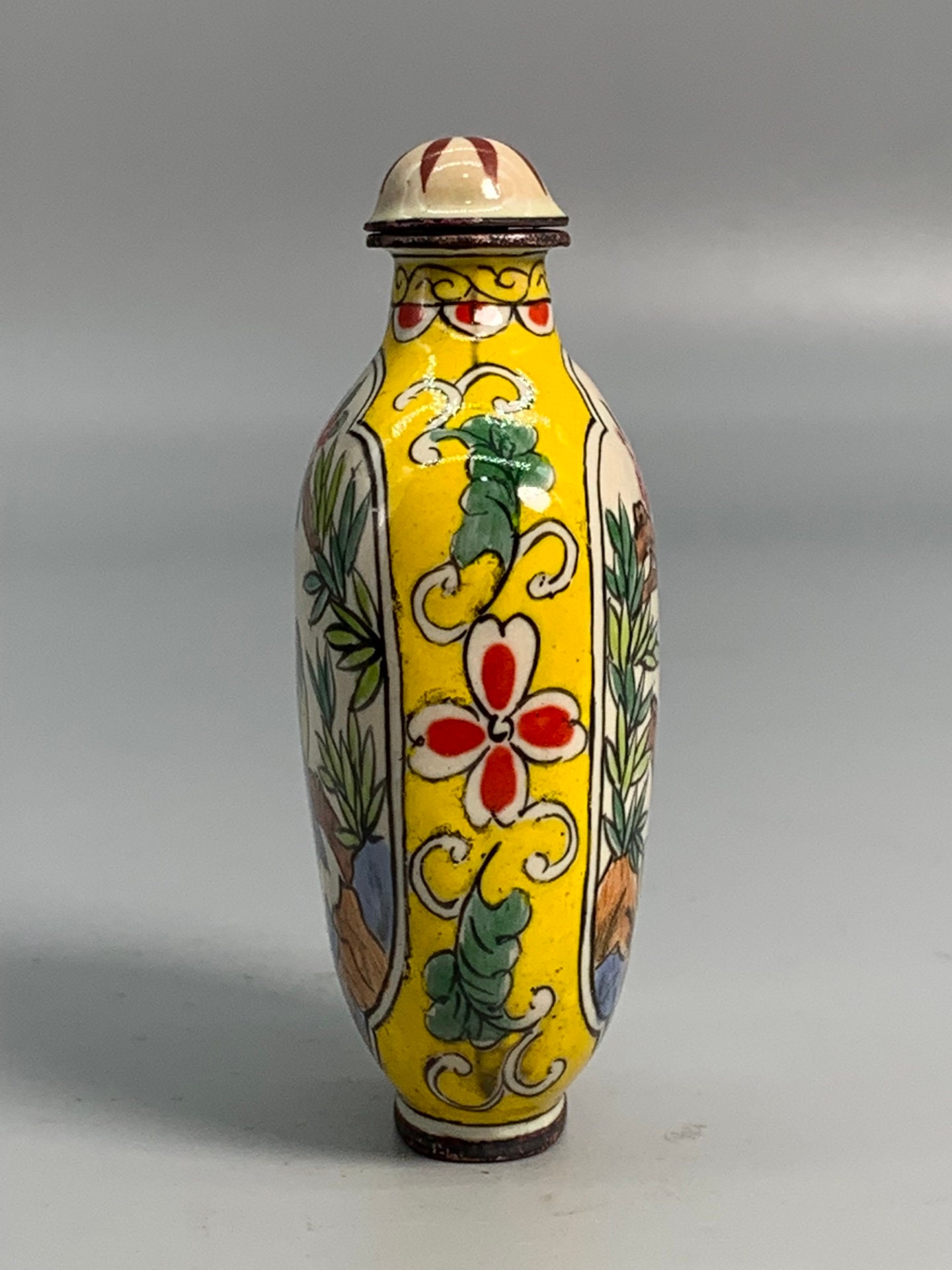 Handmade Cloisonne Filigree Enamel Colored Flower and Bird Pattern ...