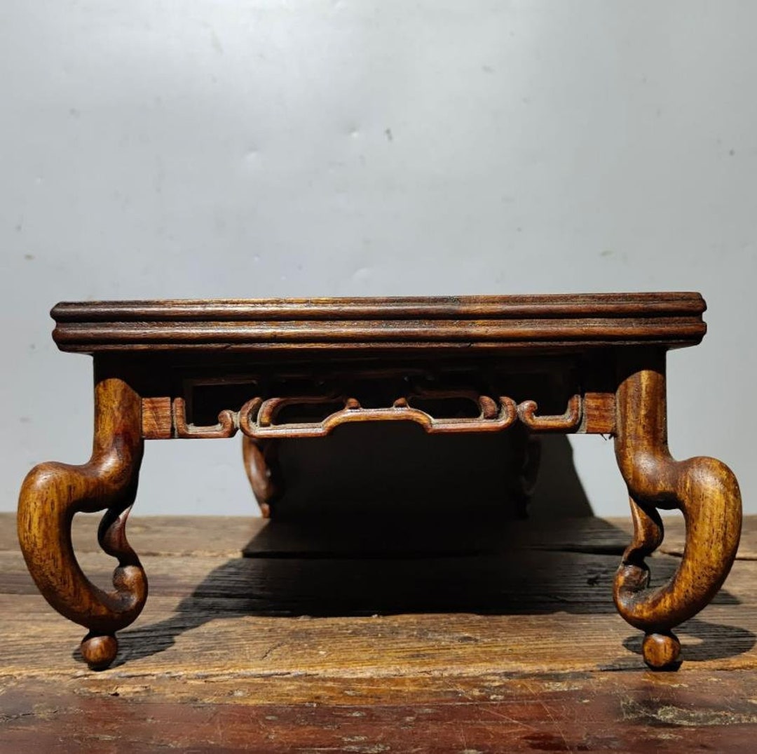 Chinese Antique Pure Hand-carved Exquisite Rosewood Tea Table Coffee ...